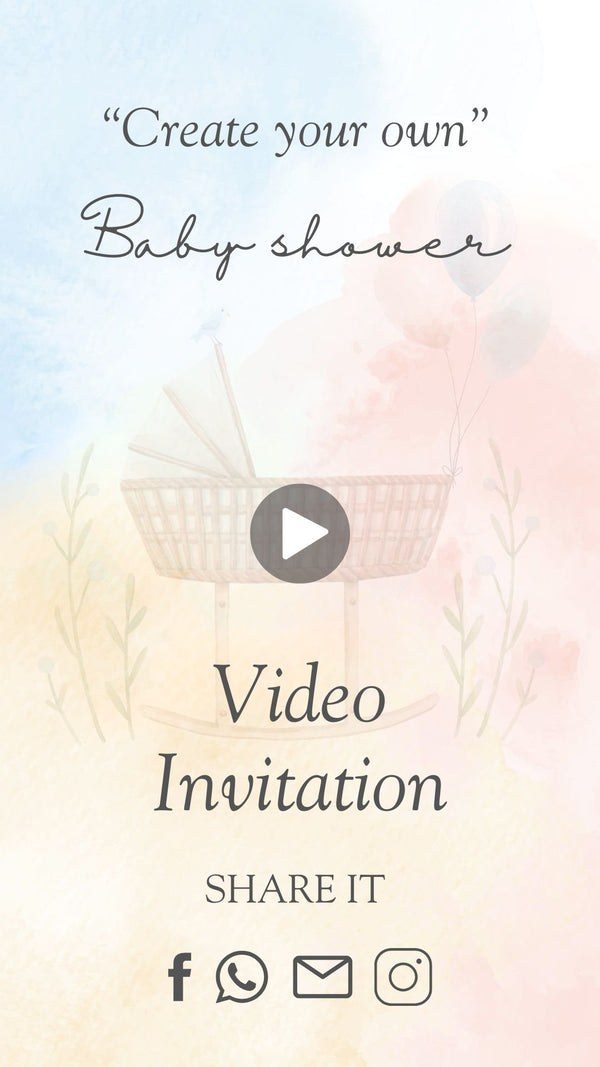 Animated Birthday Video Invitation | Customizable Video Invitation - urnotinvited